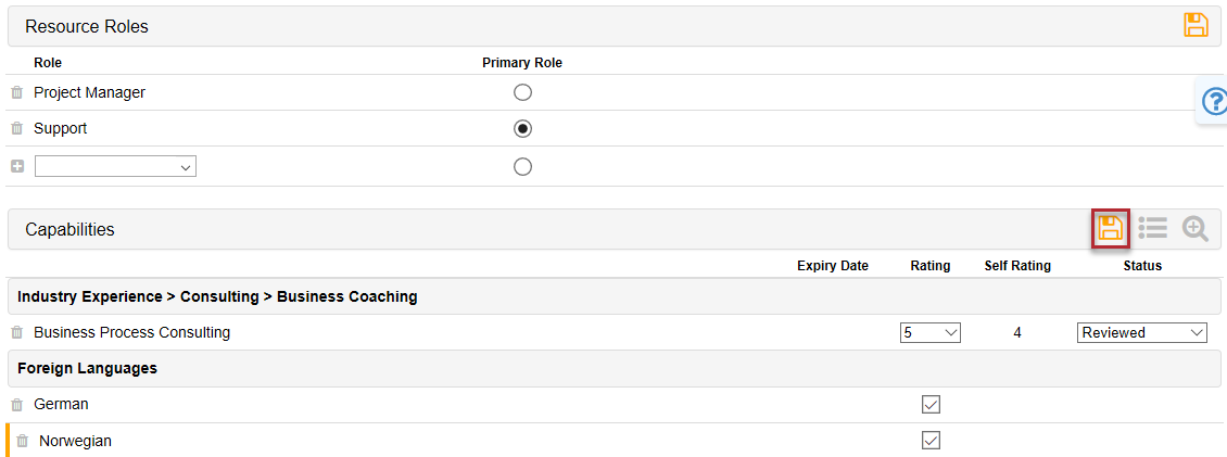 Capability Management