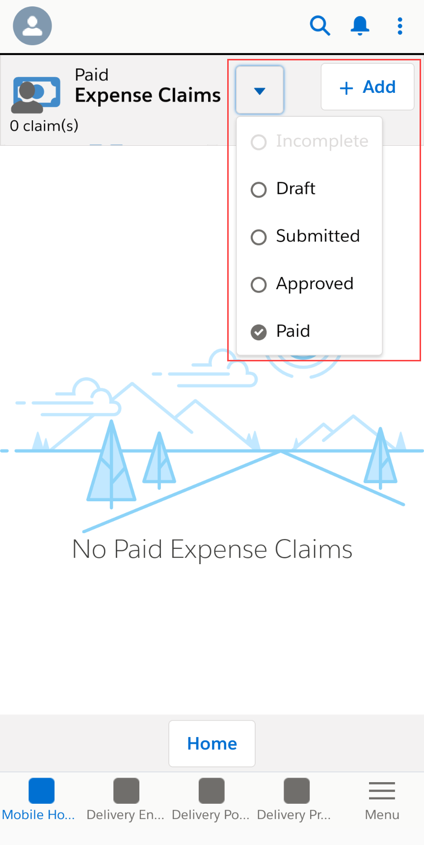 Time & Expense Entry through the Salesforce Mobile app