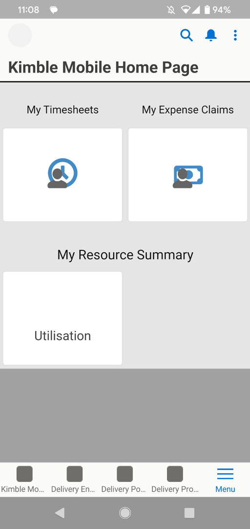 Time & Expense Entry through the Salesforce Mobile app