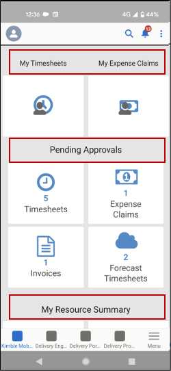 Time & Expense Entry through the Salesforce Mobile app